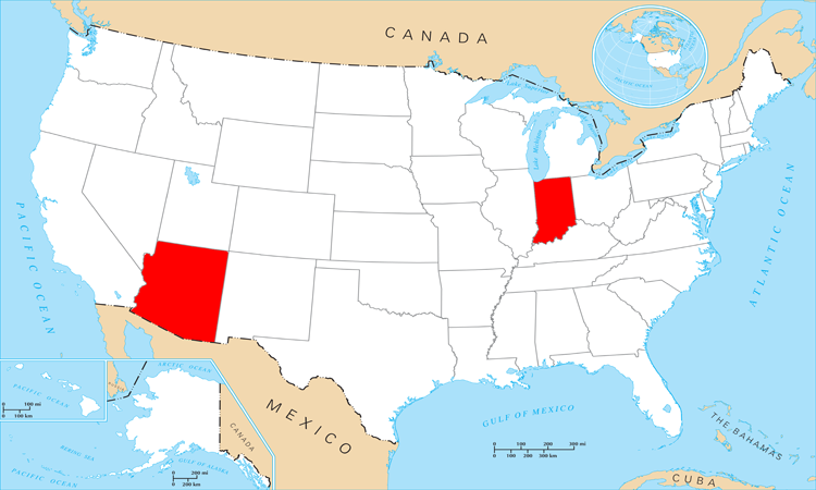 Indiana, Arizona Competing for 'America's A**hole-iest State'
