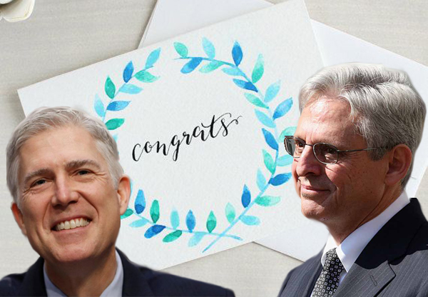 Merrick Garland Sends Neil Gorsuch Card Congratulating Him On Being ...