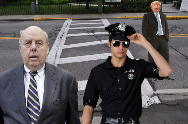 Trump Crosses Outside Crosswalk And John Dowd, His Lawyer, Argues ...