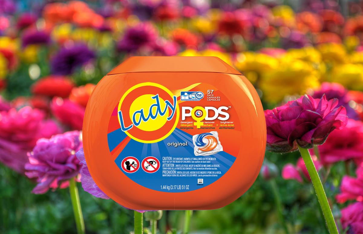 Tide Introduces New Lady Pods That Are Half As Loud As Regular Tide ...