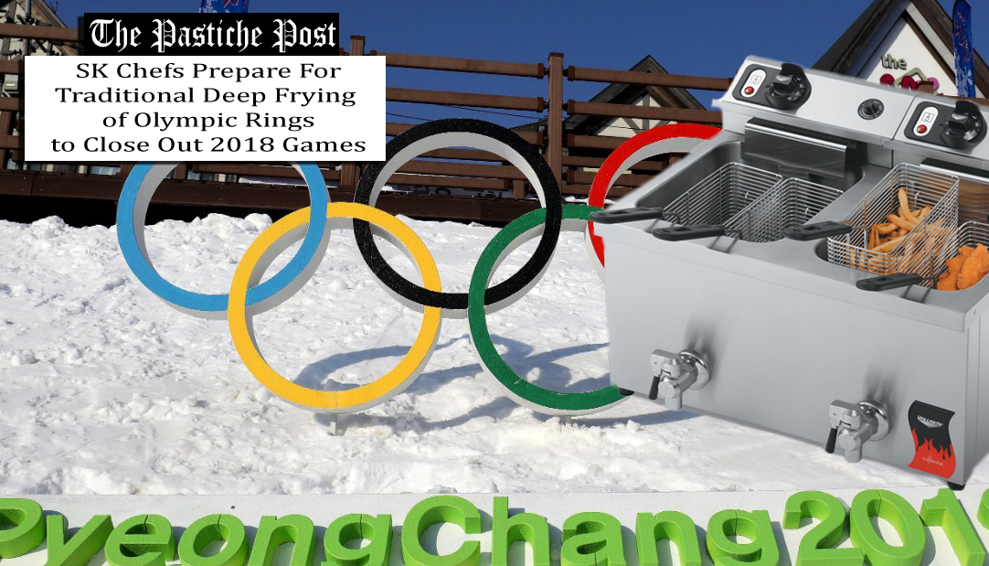 Chefs Prepare For Traditional Deep Frying Of Olympic Rings To Close Out ...