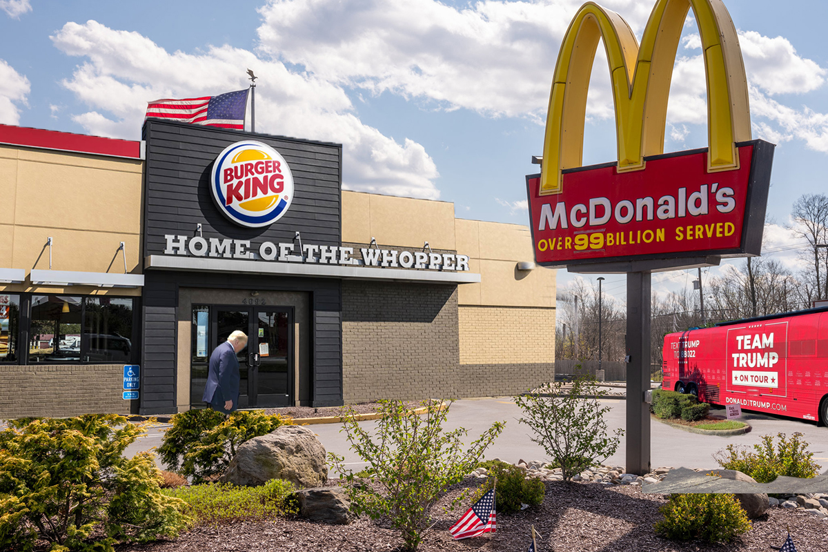 Trump to Visit the Border Between Burger King and McDonald's